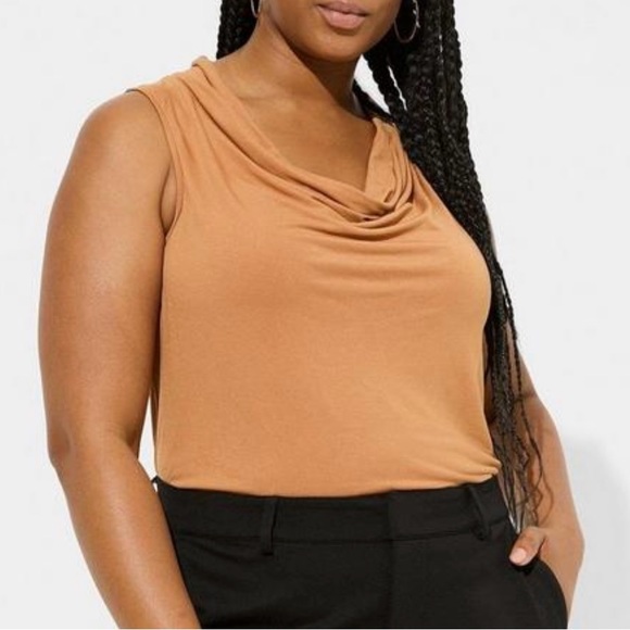 torrid | Tops | Torrid Studio Tissue Jersey Drape Neck Tank | Poshmark